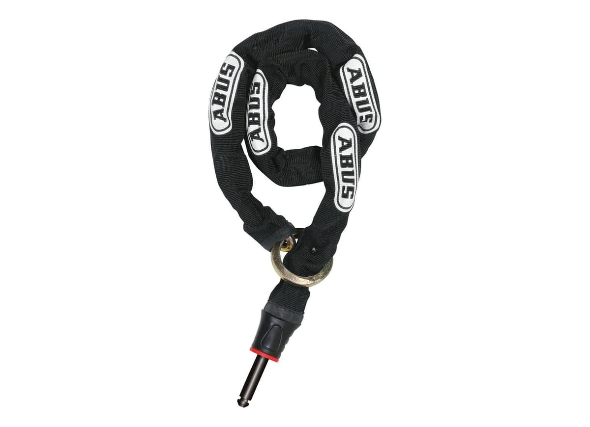 Ramlåskätting Abus Pro Shield 6KS 130 cm Plug-In svart | Elcykelkompaniet